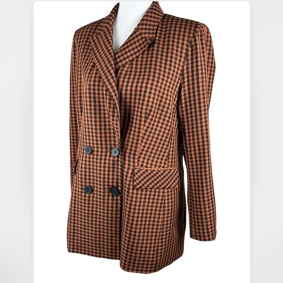 Bar III | Jackets & Coats | Bella Tilly X Bar Iii Powersuit Gingham ...